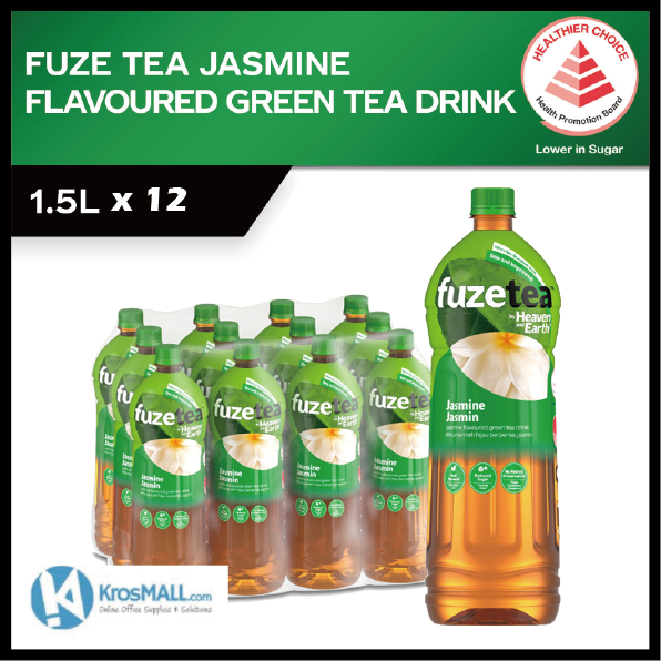Fuze Tea by Heaven and Earth Jasmine Green Tea PET 12 x 1.5L | Shopee ...