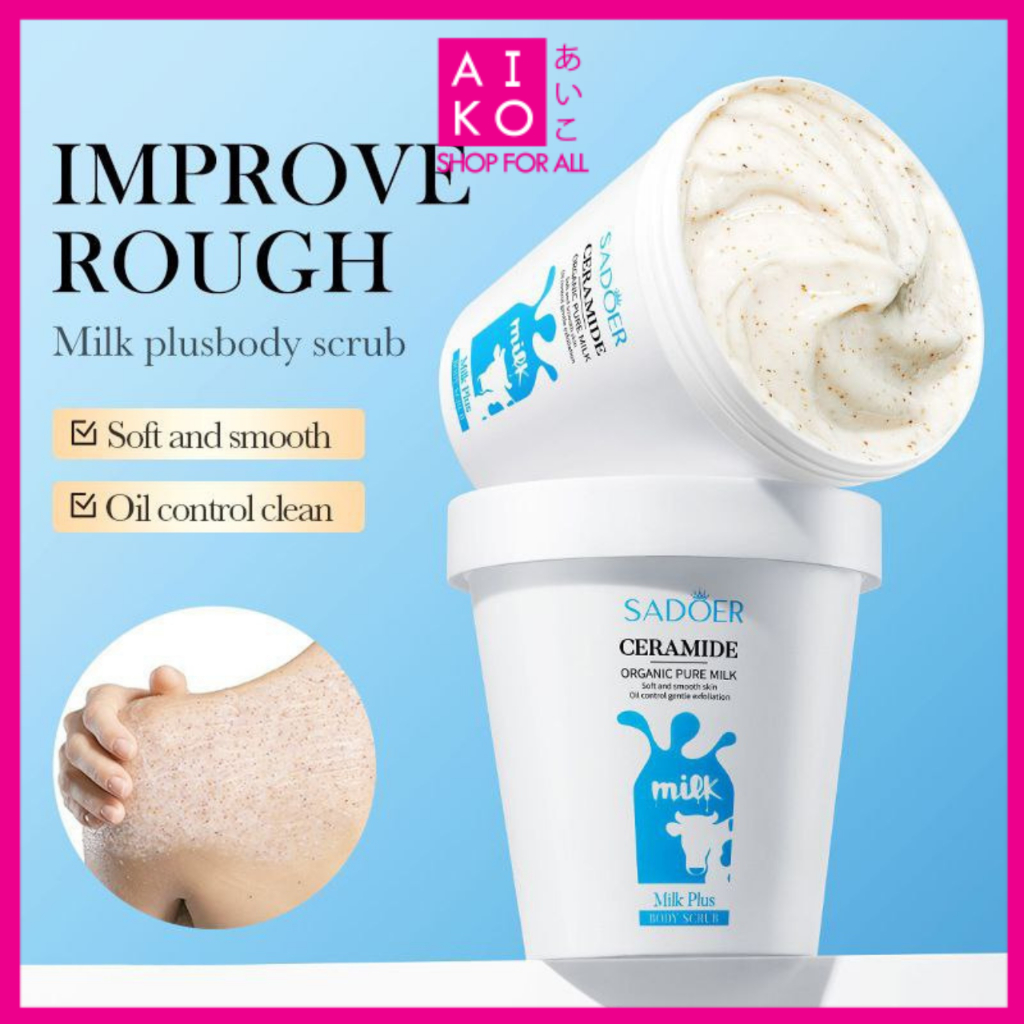 (AIKO)SADOER CERAMIDE MILK BODY SCRUB 200G (SD87617)(AIKO)SADOER ...