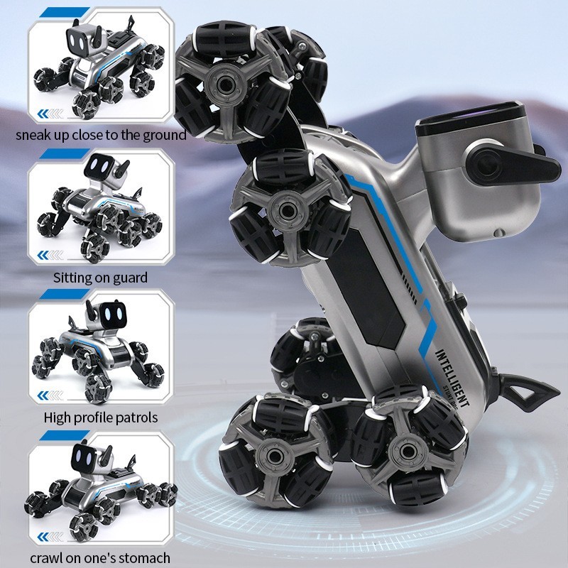Homie Robot 8 Roda Wheel Pet Electric Remote Control Toy Dog ...