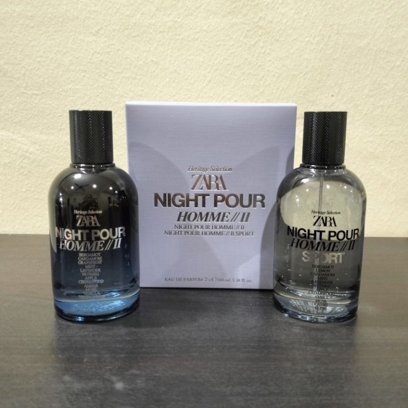 Zara Heritage Selection Night Pour Homme II EDP 100ml + Night Pour ...
