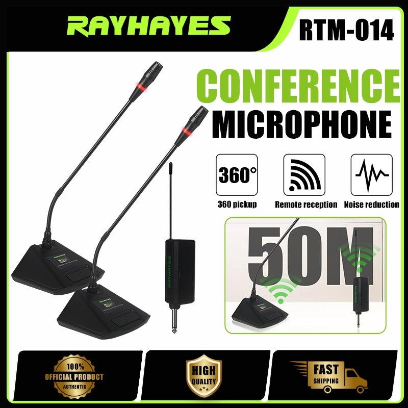 RAYHAYES RAYHAYES Professional Gooseneck Microphone Conference Desktop ...