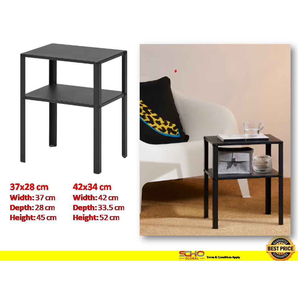 IKEA-KNARREVIK Bedside table, 37x28 cm/ 42x34 cm | Shopee Malaysia