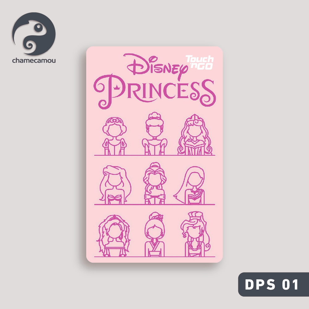Disney Princess - Sticker For Touch n Go Card TnG NFC eWallet Access ...