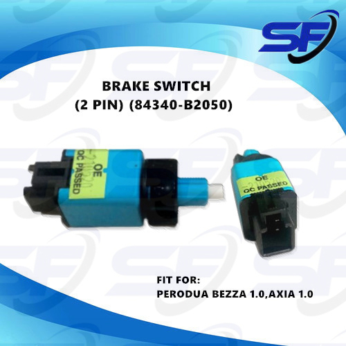 💯HIGH QUALITY PERODUA BEZZA 1.0,AXIA 1.0 BRAKE SWITCH (2 PIN) | Shopee ...