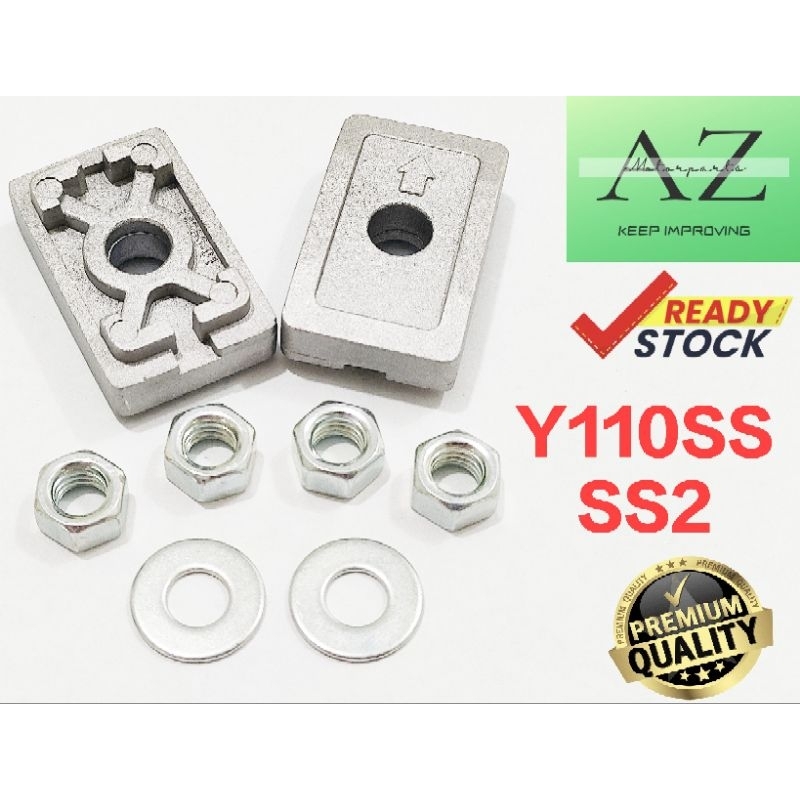 YAMAHA Y110SS / SS2 CHAIN ADJUSTER PLATE SET ( ALLOY ) | Shopee Malaysia