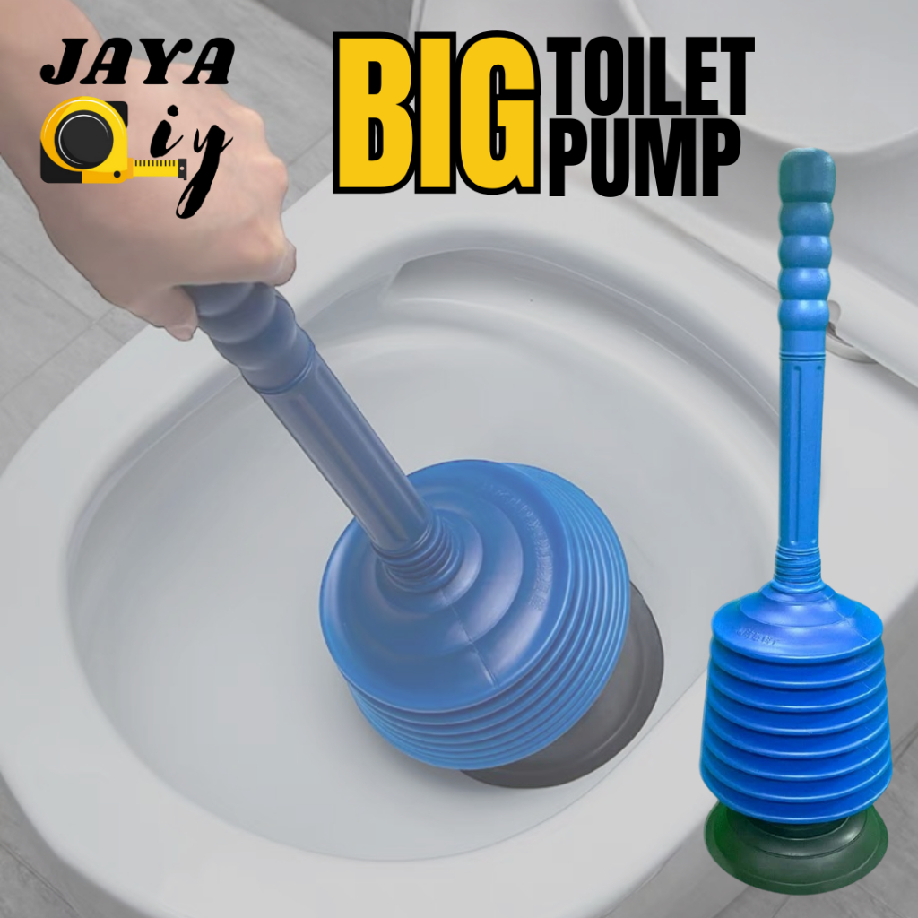 PREMIUM BIG High Pressure Toilet Pump Sink Plunger Clog Pump/Pelocok ...