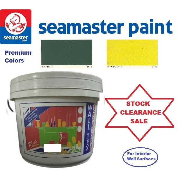 SEAMASTER WALLTEX High Quality Emulsion Paint Premium Colors 7 Litres ...