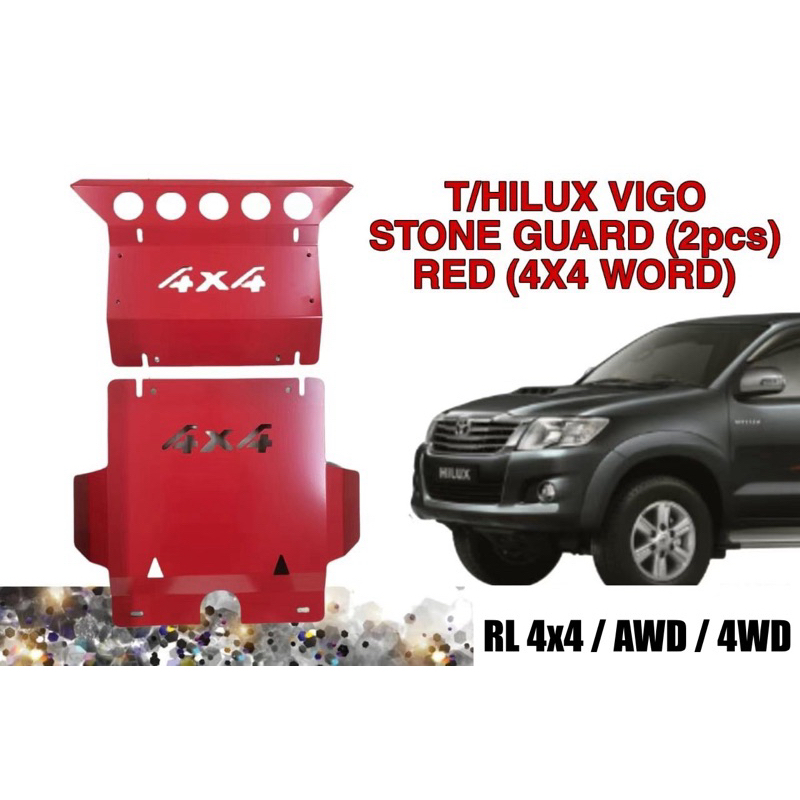 Toyota Hilux vigo Revo rocco rogue GR Sport front bumper lower under ...