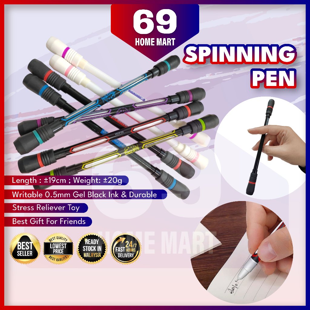 Pen Spinning Gel Pen Spinning Pen Rotary Pen Kids Gift Stationary ...