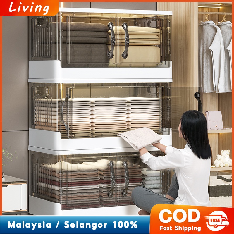 Transparent Storage Cabinets With Handles Stackable Family Lockers ...