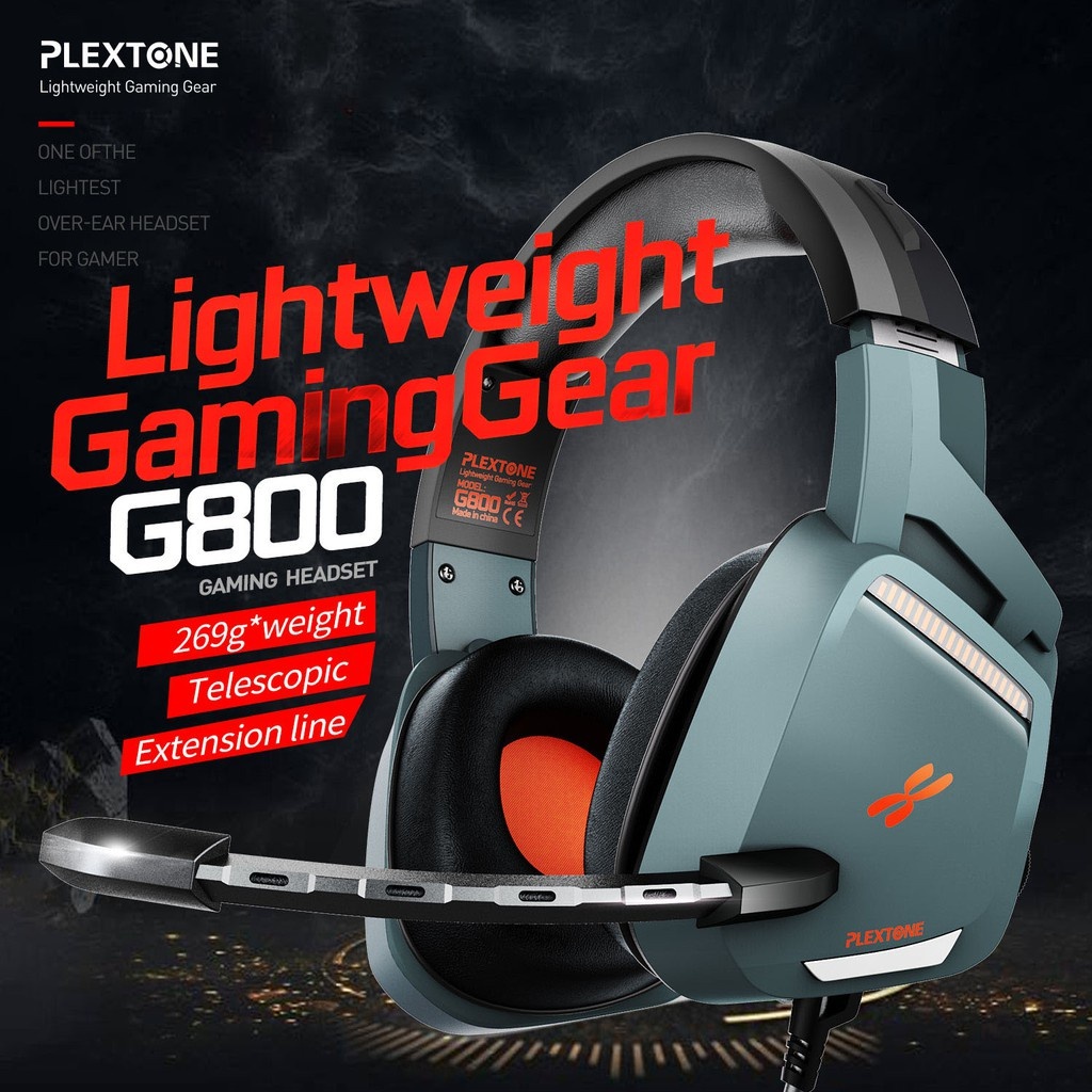PLEXTONE G800 MARK II 3.5mm Audio jack Gaming Earphones Gaming ...