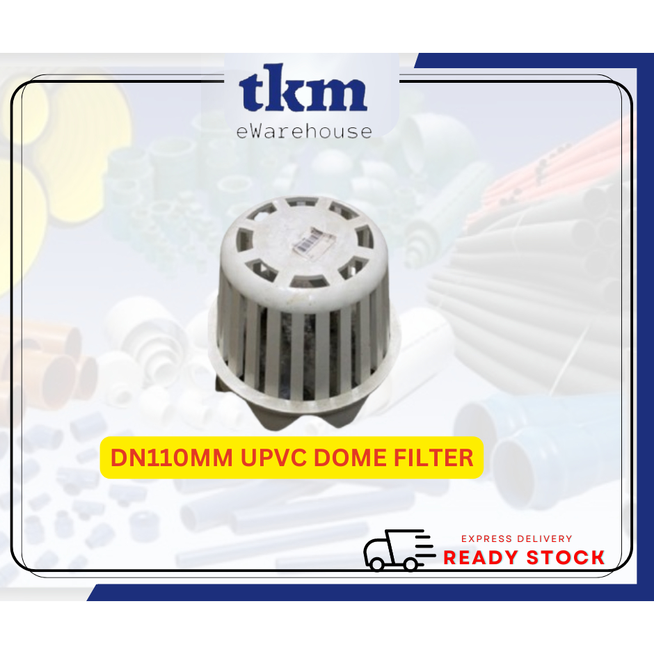 [TKM] BRAND SAE UPVC DN110MM DOME FILTER / DEBRIS TRAPS (FOR RAIN WATER ...