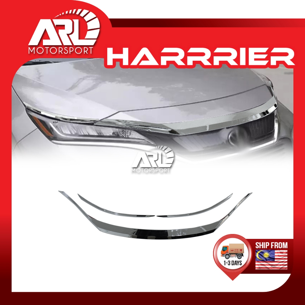 Toyota Harrier XU80 4th Gen (2020-2024) Front Bonnet Chrome Moulding ...
