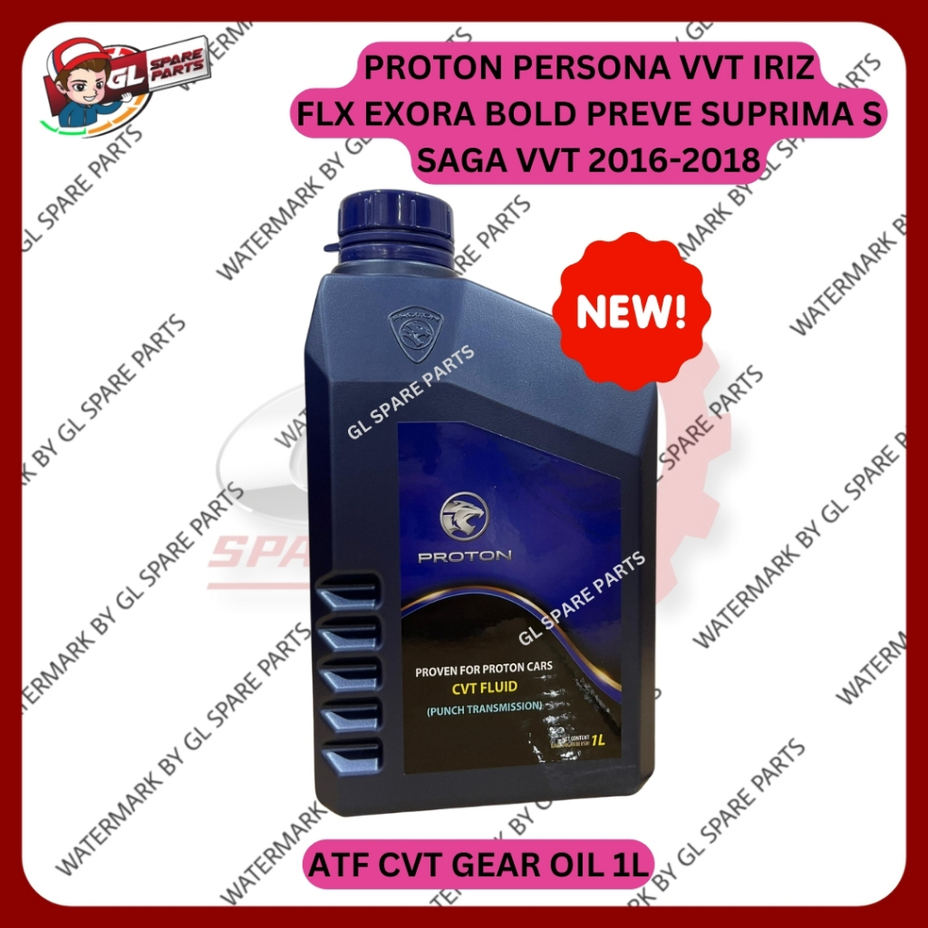 100% ORIGINAL PROTON CVT TRANSMISSION FLUID (1L) FLX PREVE EXORA BOLD ...