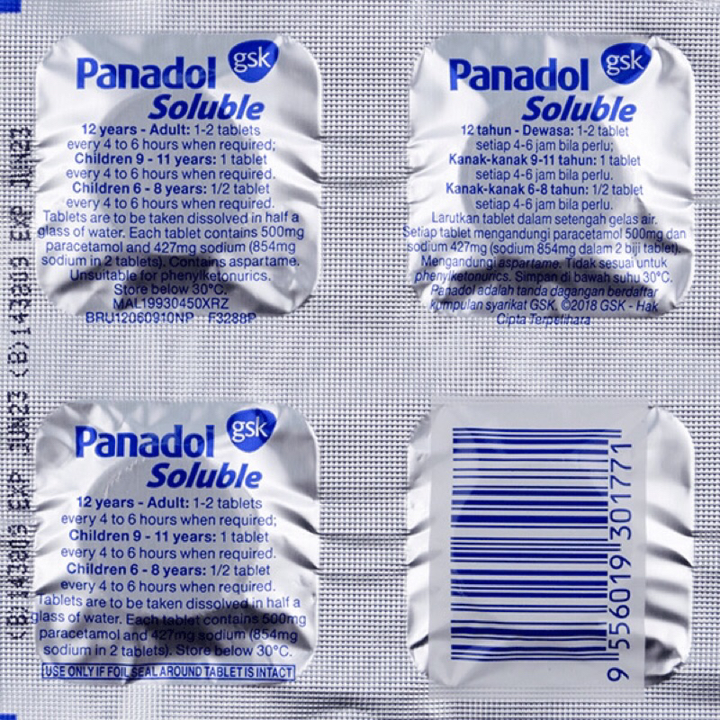 Penadol Soluble 1 pack | Shopee Malaysia