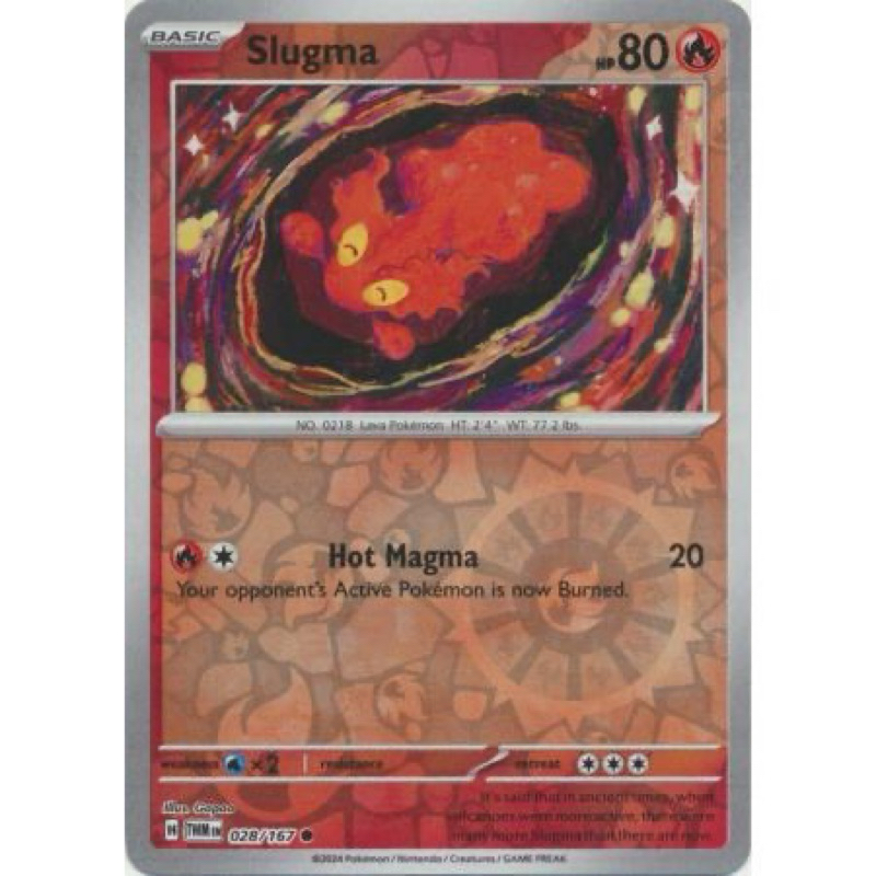 Pokémon TCG Slugma 028/167 | Shopee Malaysia