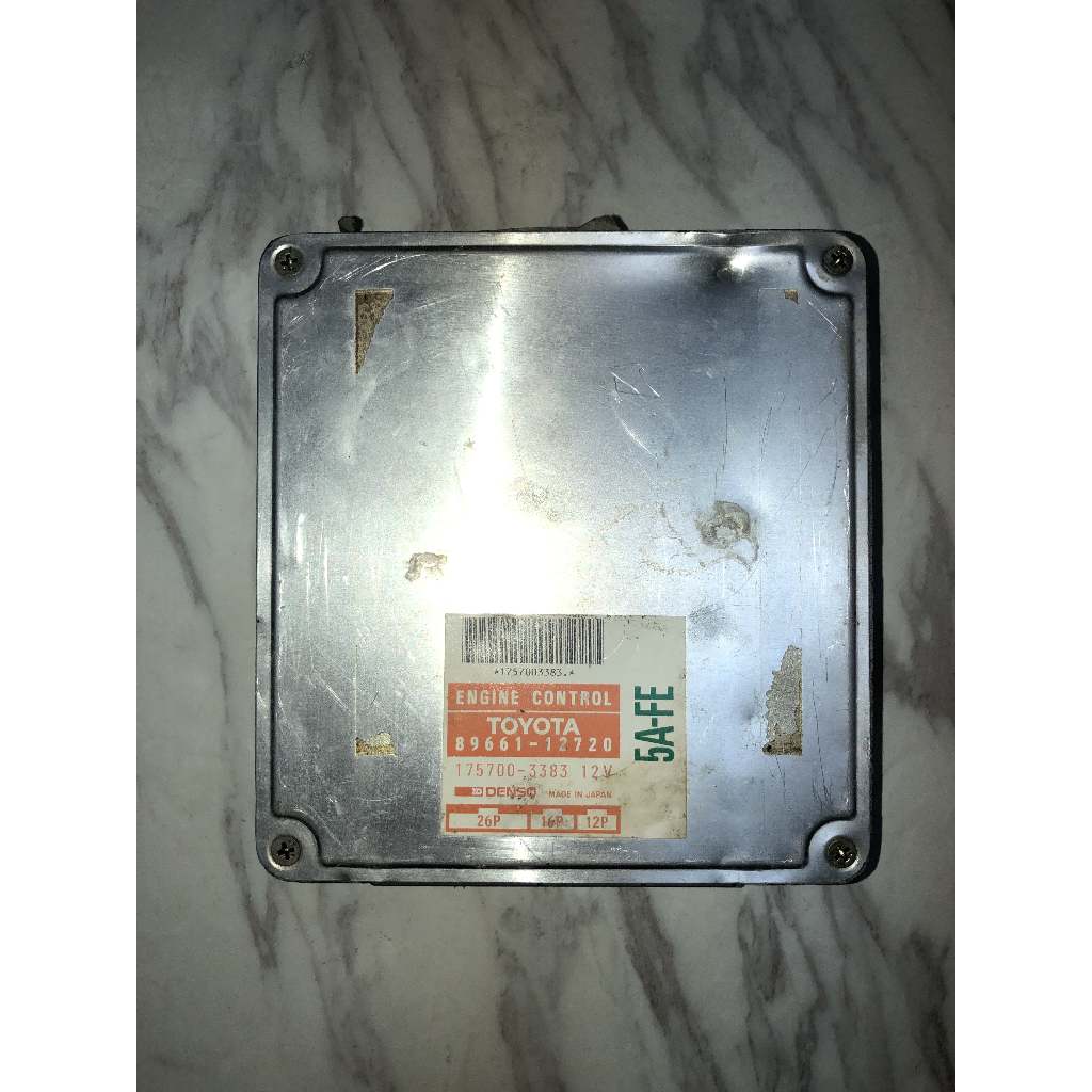 TOYOTA COROLLA Engine Control Unit ECU 5A-FE 89661-12720 Used Original | Shopee Malaysia