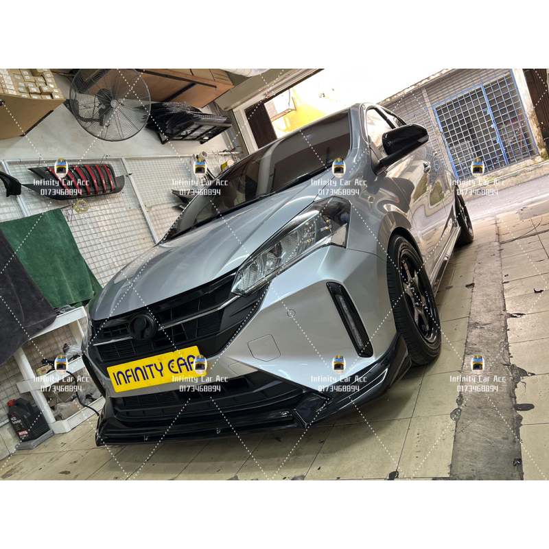 Perodua Myvi FL 2022-2024 GT Front Skirt Diffuser Bodykit | Shopee Malaysia