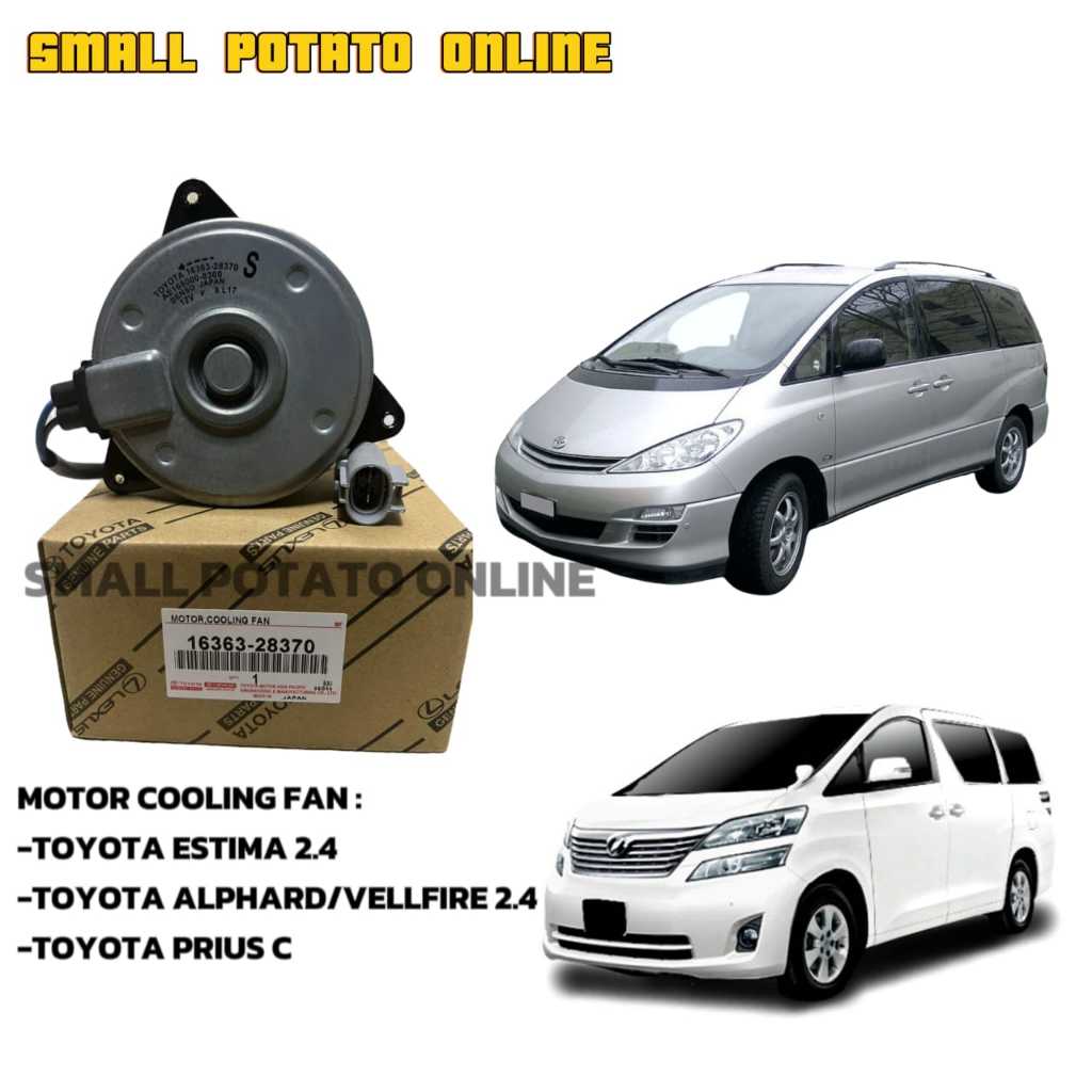[OEM] FAN MOTOR/MOTOR COOLING FAN TOYOTA ESTIMA 2.4, ALPHARD/VELLFIRE 2 ...