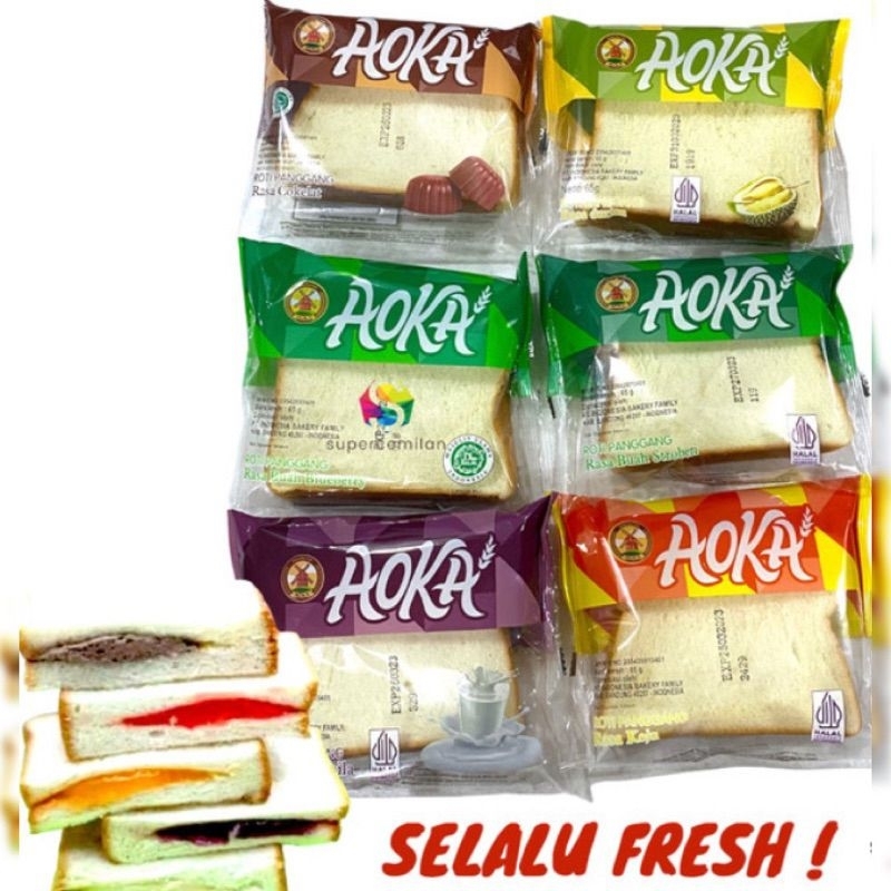 AOKA Roti Panggang Beraneka Rasa Roti Viral | Shopee Malaysia