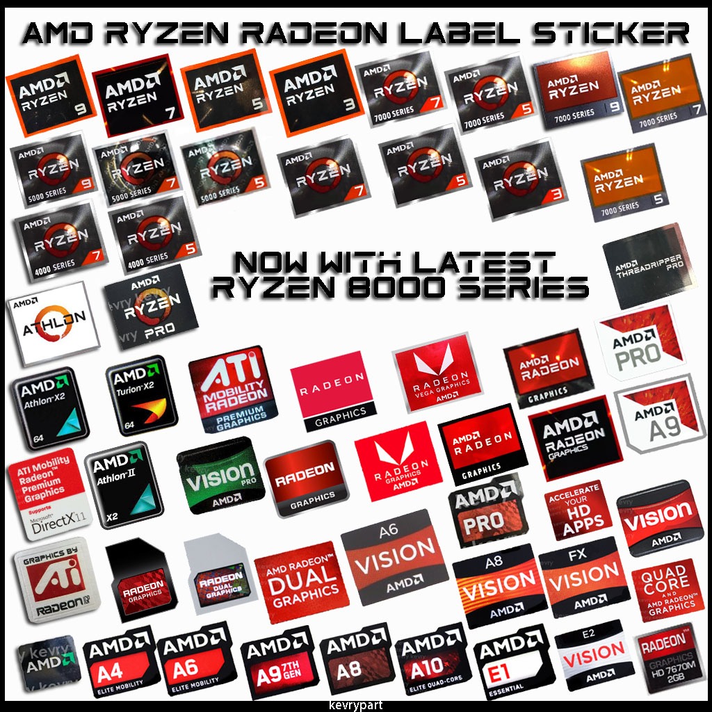 AMD Athlon Vega Ryzen ATI AMD Ryzen 3 Ryzen 5 Ryzen 7 Ryzen PRO Ryzen 3 ...