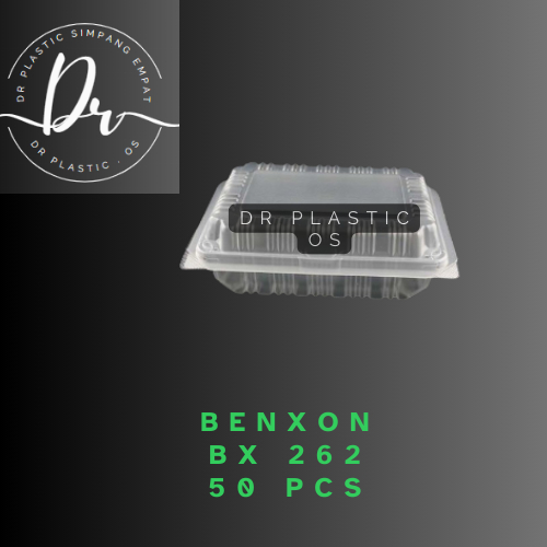 Benxon BX-262 Big Lunch Box [ 50pcs± ] Large L - Disposable PP Plastic ...