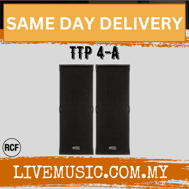 Rcf TTP 4-A Narrow Directivity Two-way Speaker - Each / Pair ( TTP 4 A ...