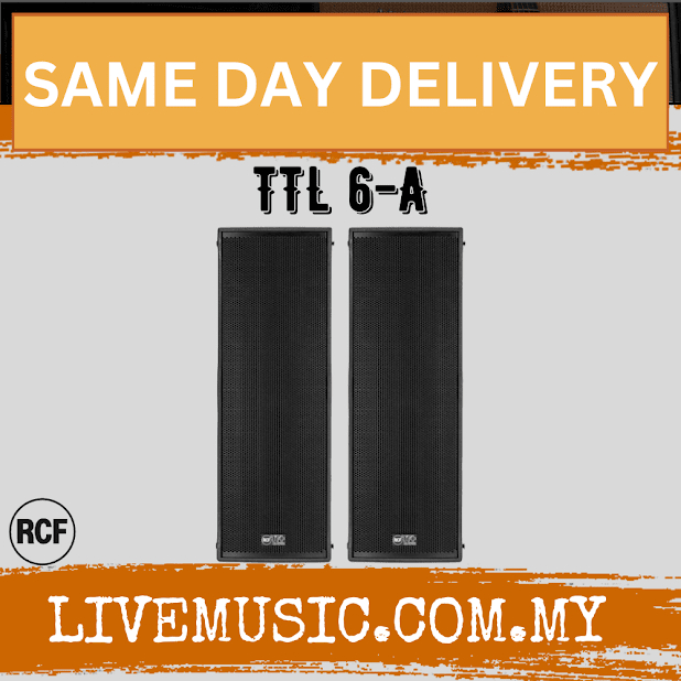 RCF TTL 6-A Three Way Active Line Array Module - Each / Pair ( TTL 6 A ...