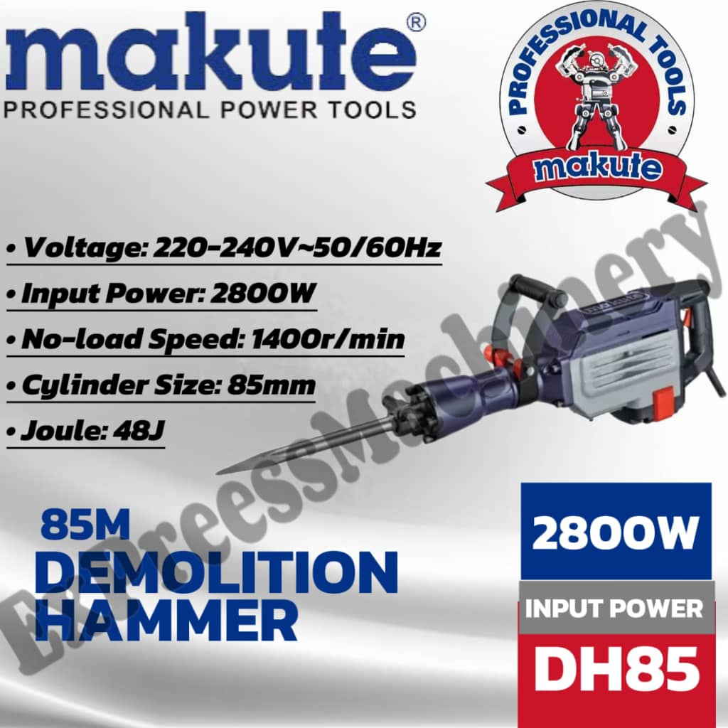 MAKUTE DH85 Heavy Duty Demolition Hammer 2800W | Shopee Malaysia