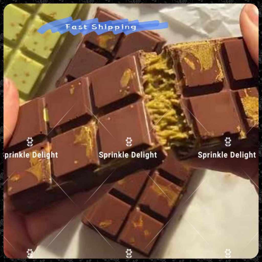 CHOCOLATE DUBAI, CHOCOLATE BAR VIRAL, CHOCOLATE KUNAFA/ KNAFEH Kunafa / dubai Chocolate / kunafa ...