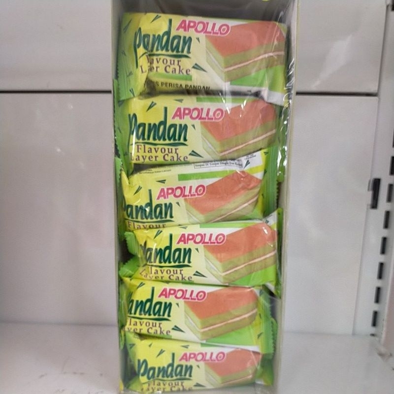 Apollo Pandan Layer Cake -432g (18gX24pkt) (A3030) | Shopee Malaysia