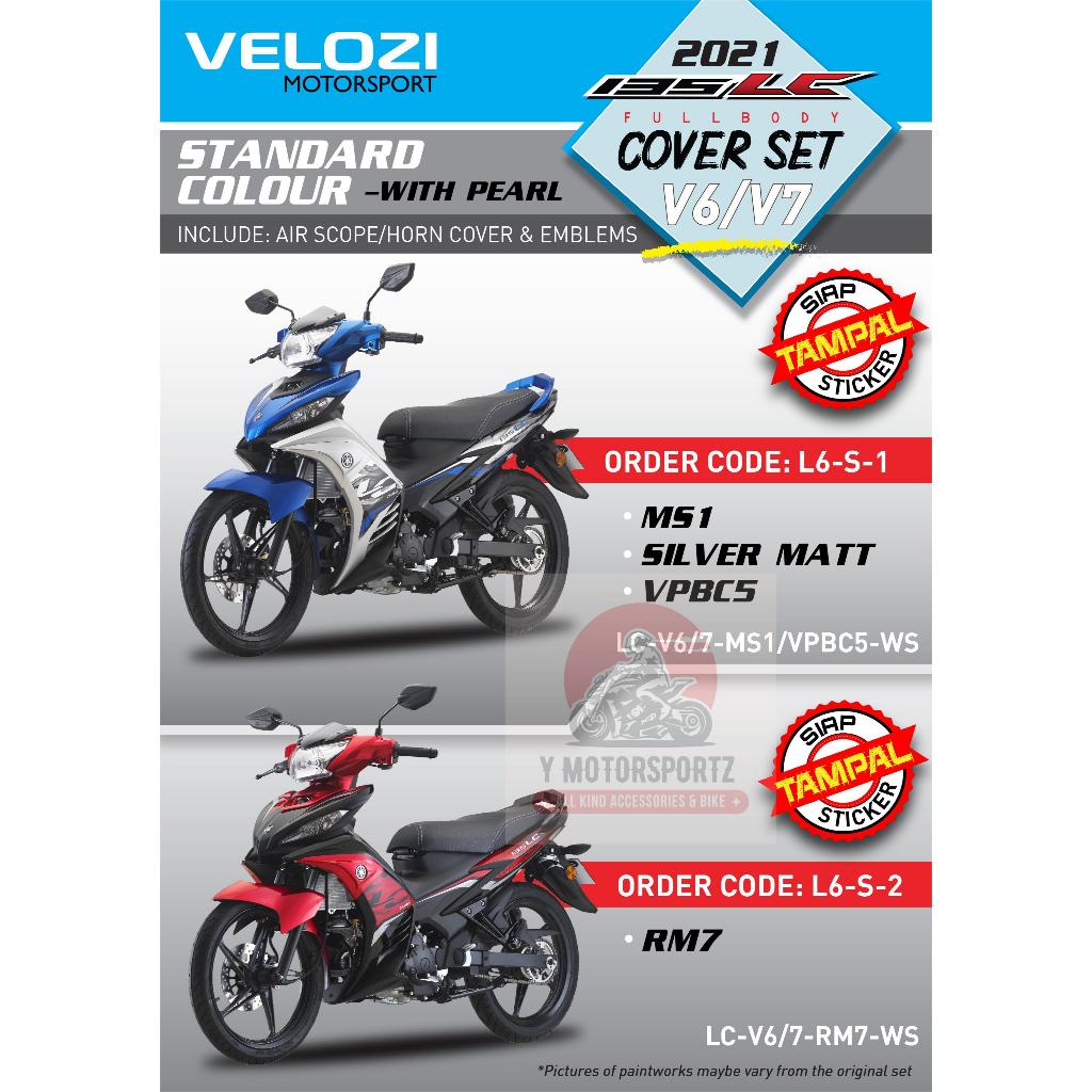 YAMAHA LC135 V6/V7 VELOZI STANDARD DESIGN WITH PEARL | FAST SHIPPING ...