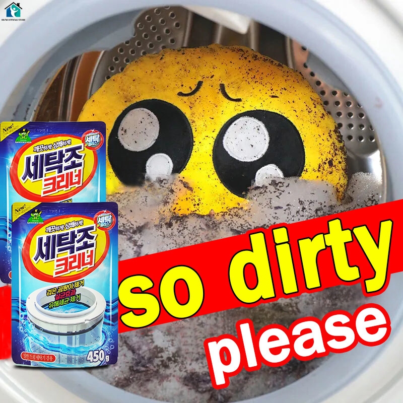 Washing Machine Cleaner Detergent Top Front Load Laundry Washer Tub ...