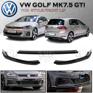 VOLKSWAGEN GOLF MK7.5 GTI TCR FRONT LIP BUMPER SKIRT LIP VW GOLF 7.5 ...