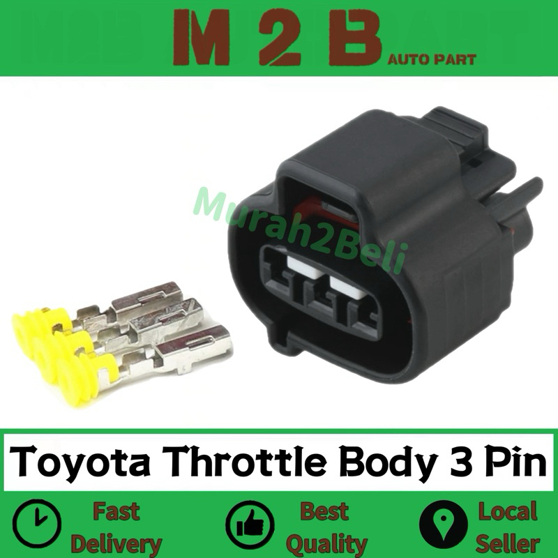 Toyota Hilux KUN25 2.5TD KUN26 Throttle Body Motor Socket Connector 3 ...