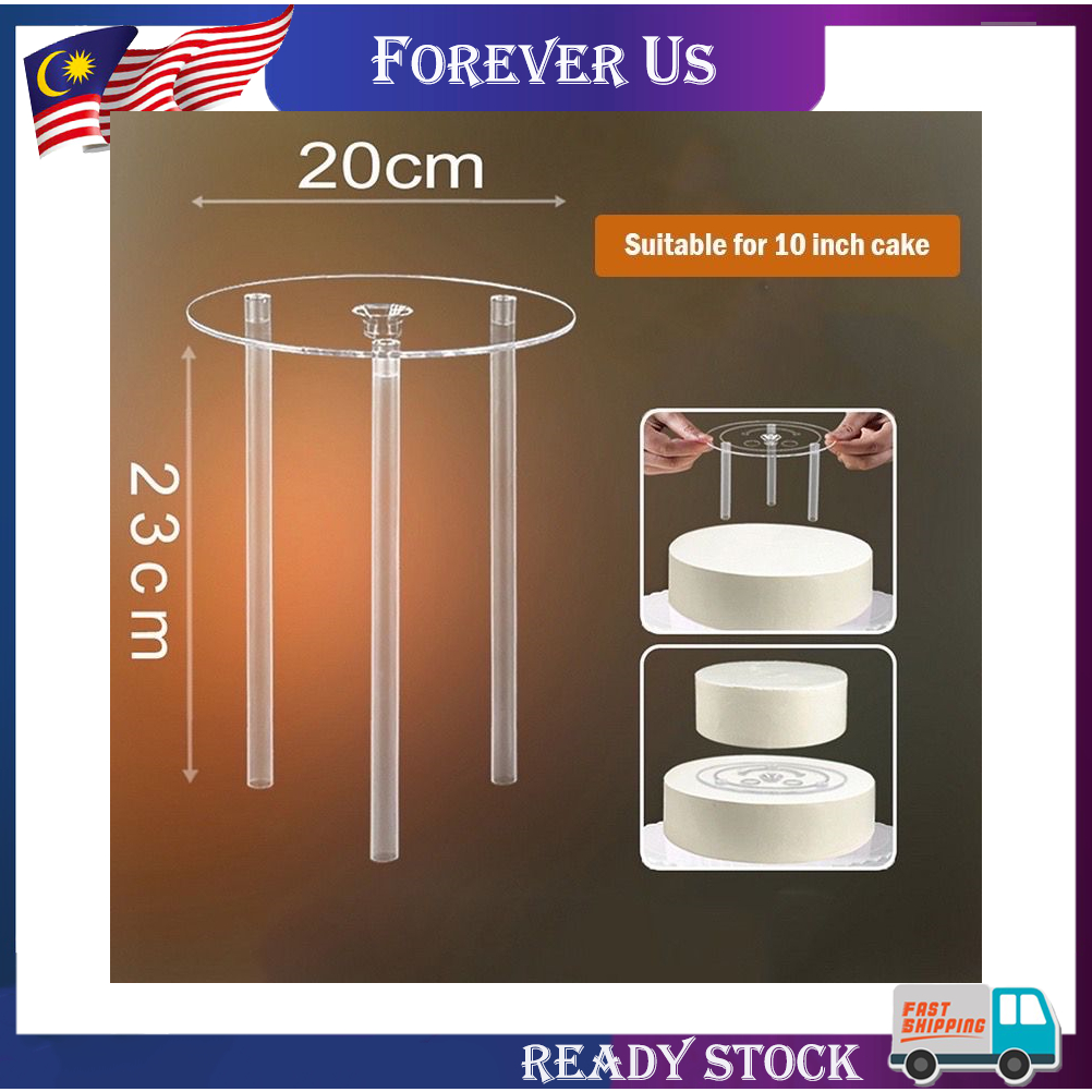 Transparent Multi-layer Cake Piling Bracket Support Frame Cake Stands ...