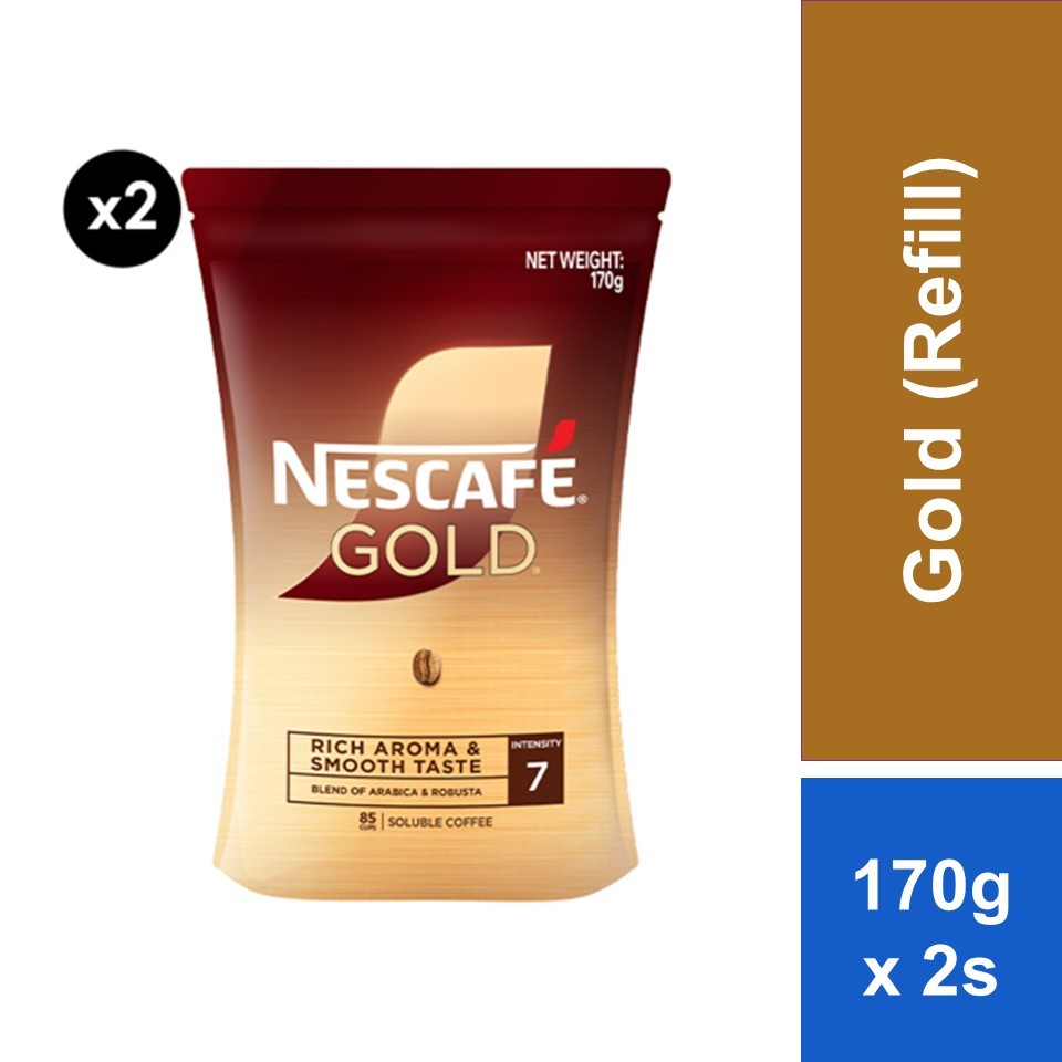 [Bundle of 2] NESCAFE Gold Refill 170g (Halal) | Shopee Malaysia