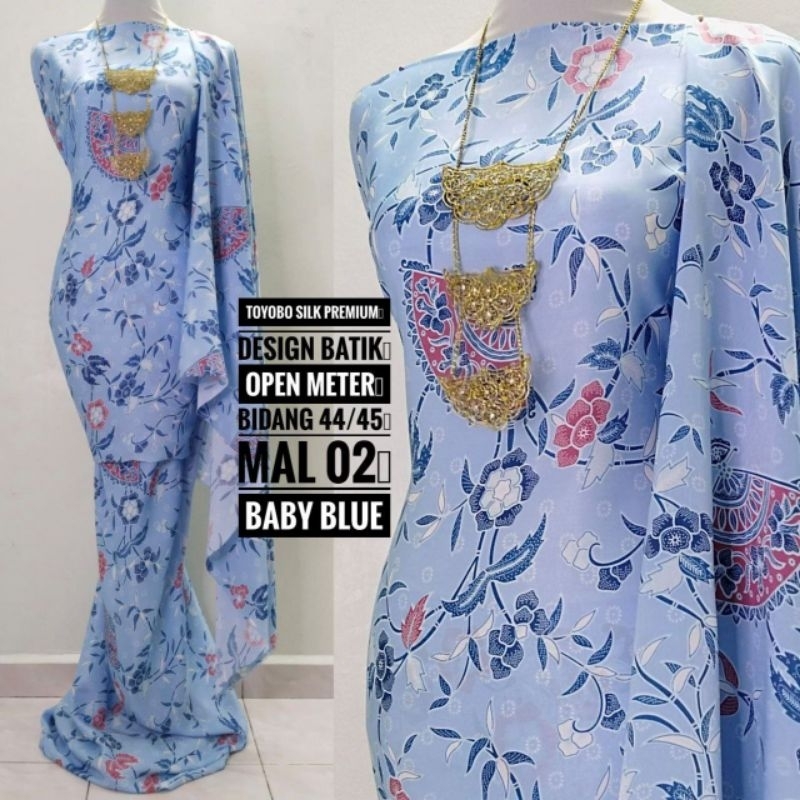 Kain Pasang Toyobo Silk dan Toyobo Batik Lembut Exclusive Bodang 45 ...