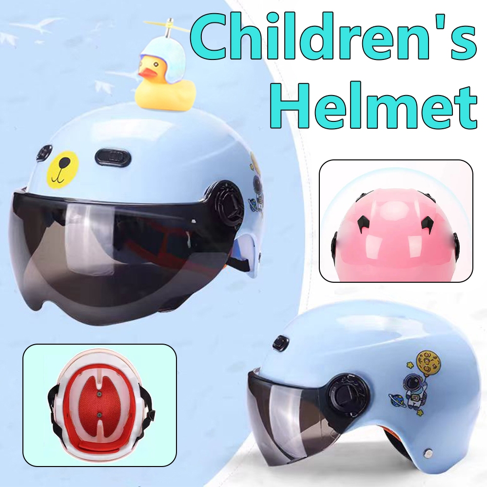 3C Kids Helmet Motorcycle Scooter Half Face helmet budak Safety Topi ...
