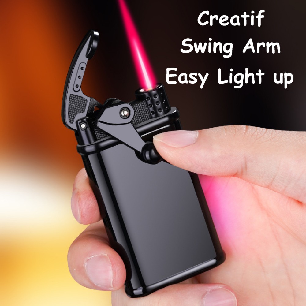 Classic Swing Arm Butane Gas Soft Straight Flame Lighter | Shopee Malaysia