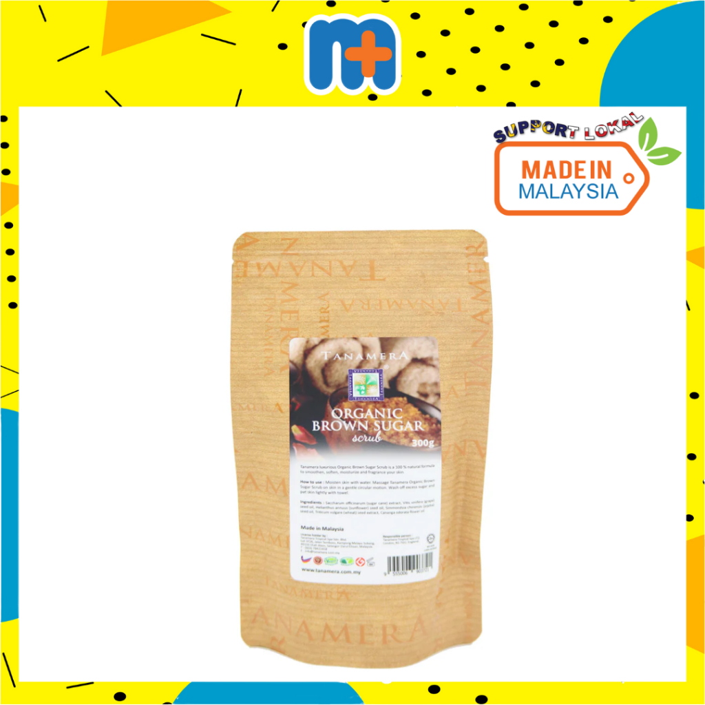 [MPLUS] TANAMERA Organic Brown Sugar Scrub 300g | Shopee Malaysia