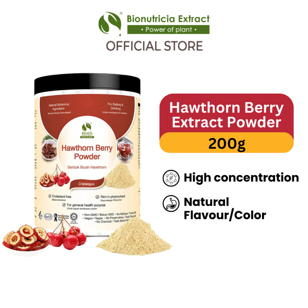 Bionutricia Hawthorn Berry Powder 200g | Shopee Malaysia