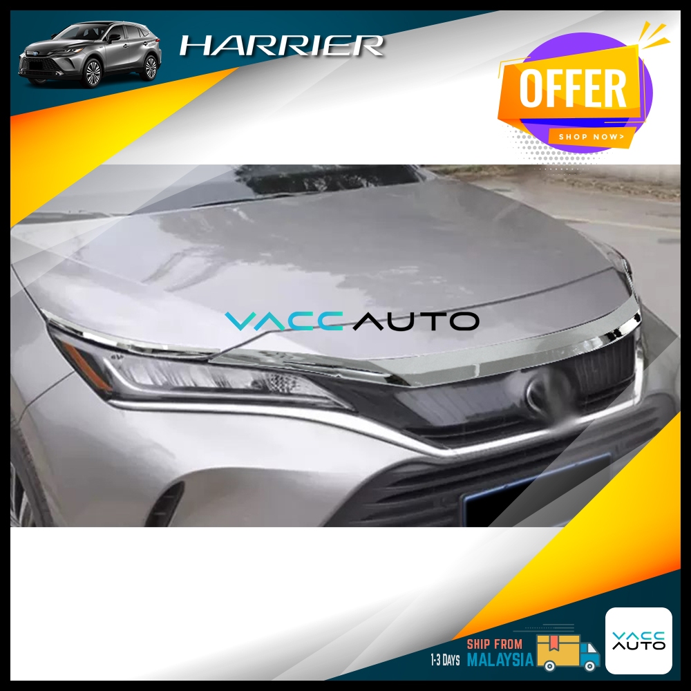 Toyota Harrier XU80 4th Gen (2020-2025) Front Grill Chrome Lining Front ...