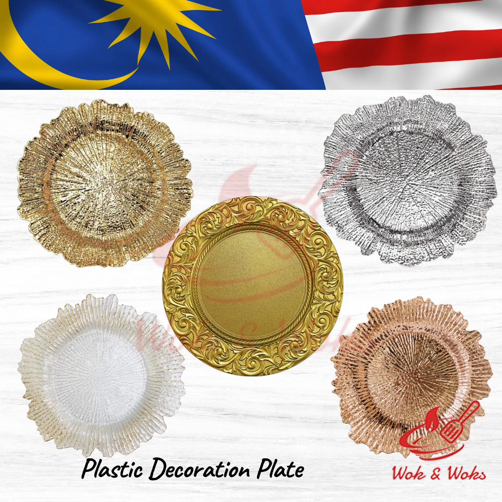 Plastic Decoration Plate / Pinggan Hiasan Plastik | Shopee Malaysia