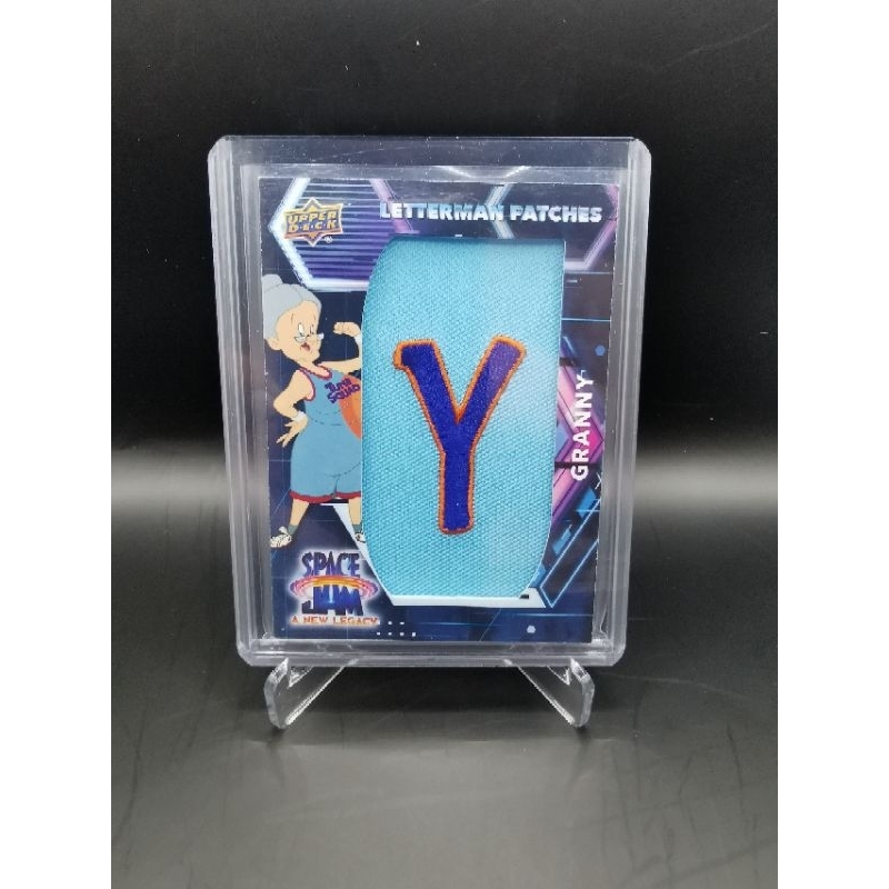NBA CARD UPPER DECK SPACE JAM A NEW LEGACY LETTERMAN PATCHES GRANNY ...