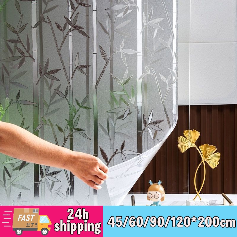 Finnez Bamboo Window Film for Privacy Frosted Window Film Perfect for ...