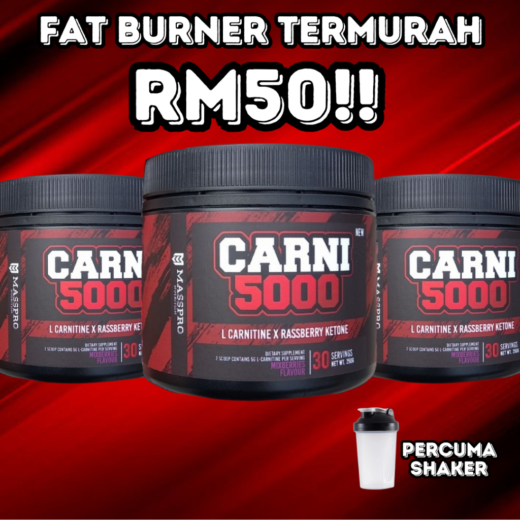 Fat Burner Cani5000 L Carnitine FREE SHAKER - Fat Burn,Bakar Lemak,Ubat ...