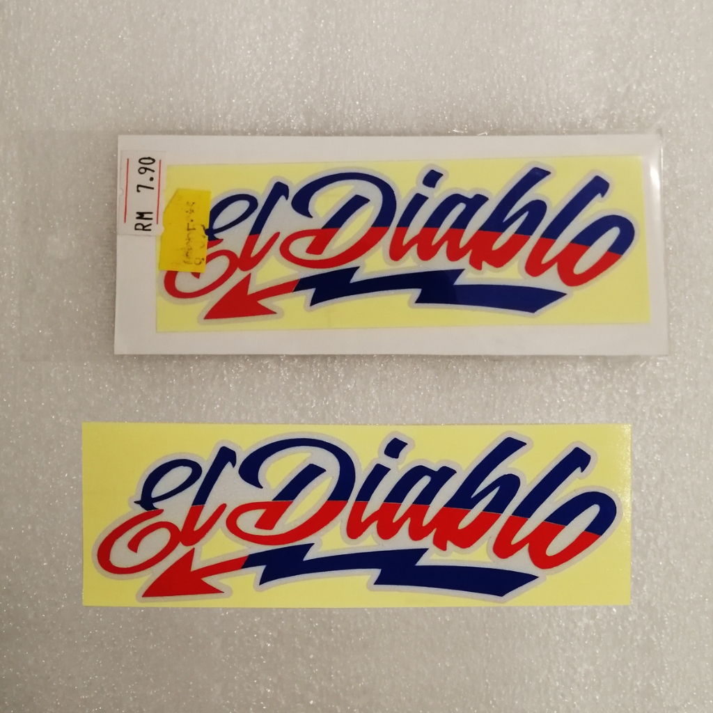 Sticker Motor Fabio Quartararo Sticker EL DIABLO Stcker 20 Tampal Luar ...