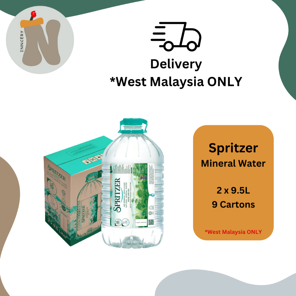 Spritzer Natural Mineral Water 2 x 9.5Lit (9-12Cartons) | Shopee Malaysia
