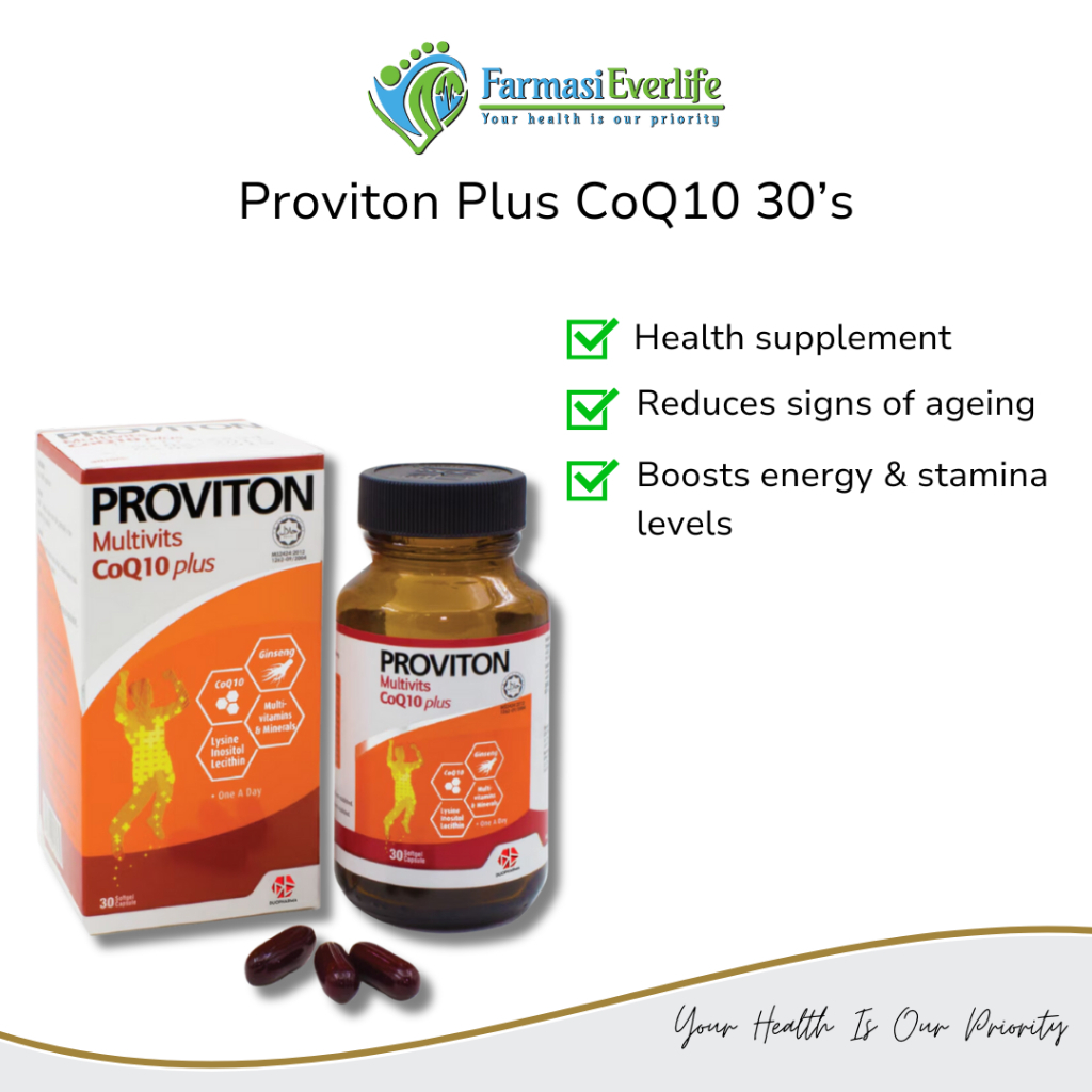 Proviton Plus Co Q10 30’s | Shopee Malaysia